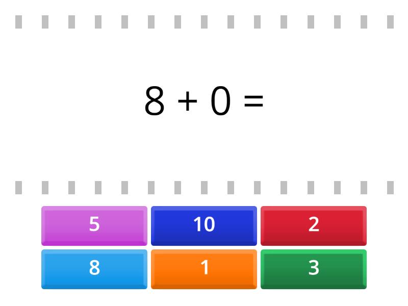 Adding Zero - Find the match