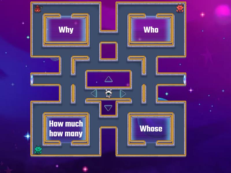 Question words - Maze chase