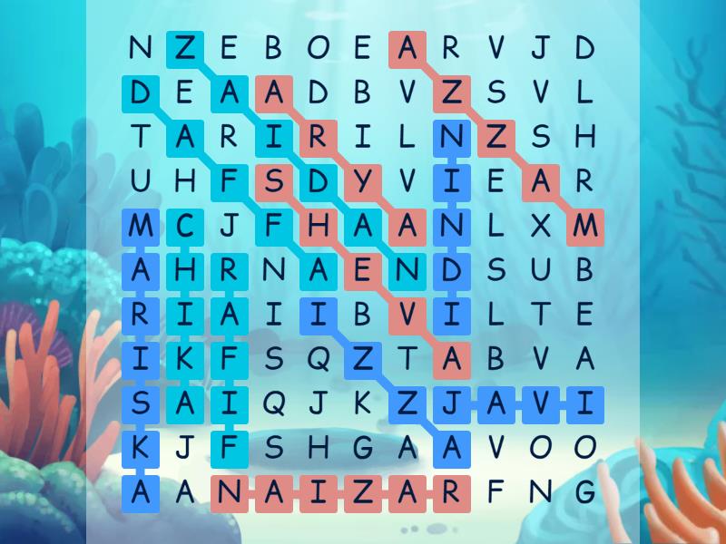 Game mencari kata - Wordsearch