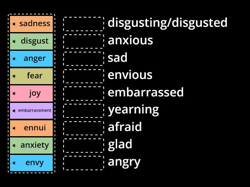 Inside Out 2 Homework 2 (Match the nouns with the adjectives) - Match up