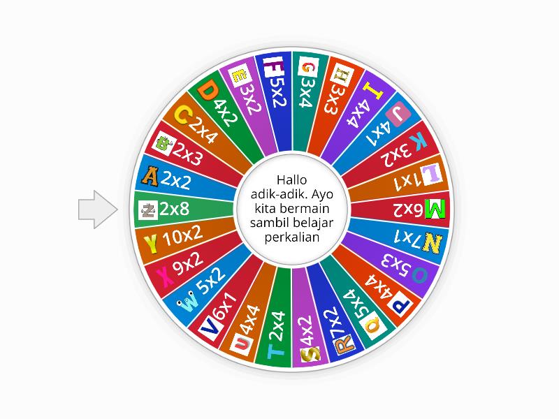 Perkalian - Spin the wheel