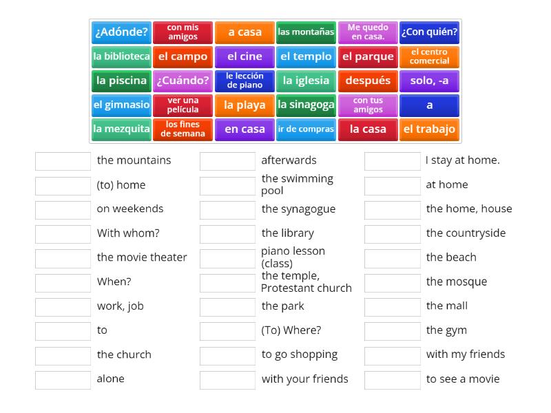 Autentico 1 4A - Match up