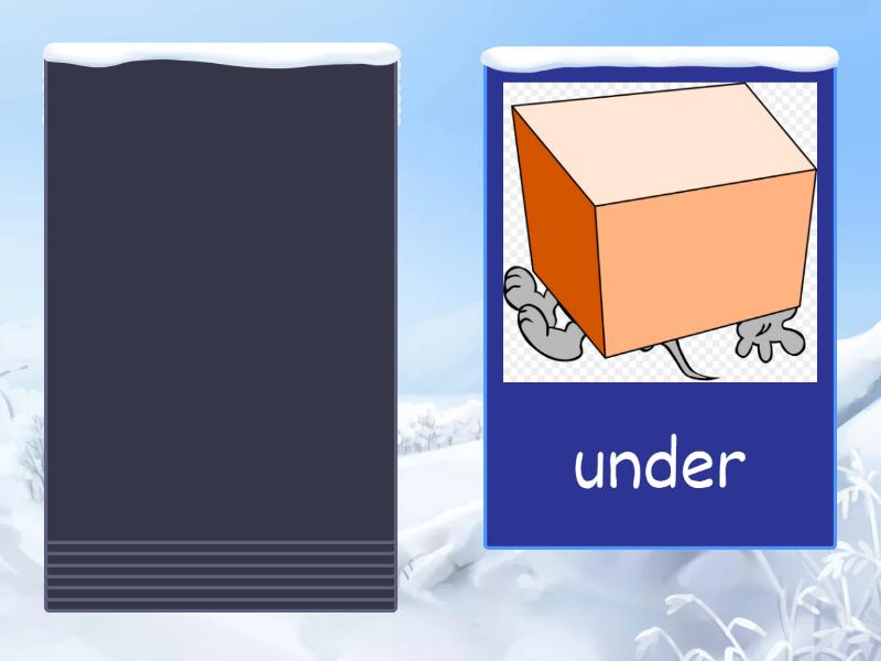 Prepositions of Place cards - Speaking cards