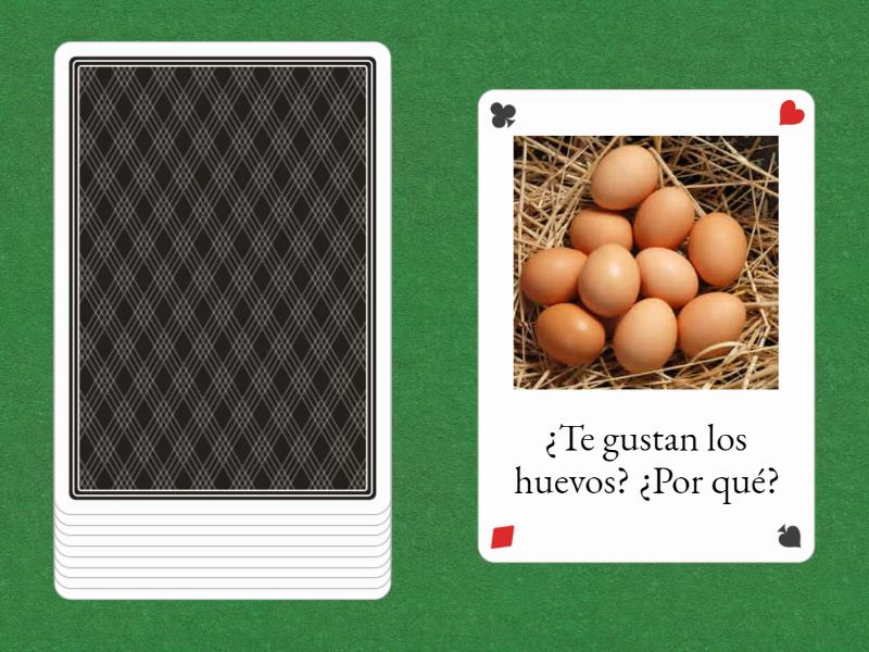 Bl10 La comida - Speaking cards