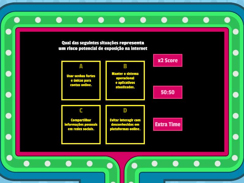 Pegada Digital PIC - Gameshow quiz