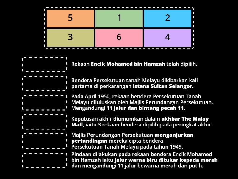Kronologi Sejarah Bendera Kebangsaan - Match up Kronologi Sejarah Bendera Kebangsaan - Match up
