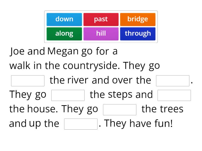 bright ideas 3 unit 1 - Missing word