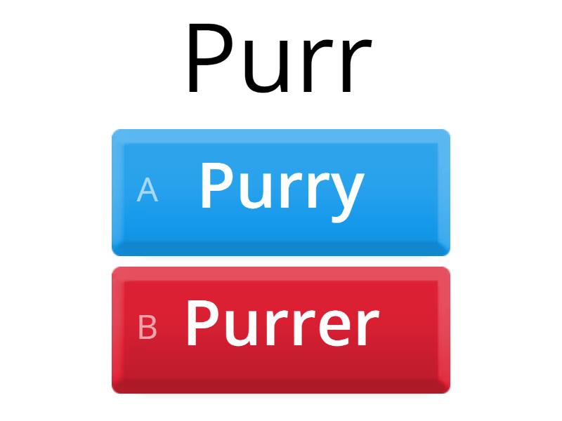 Purr - Quiz