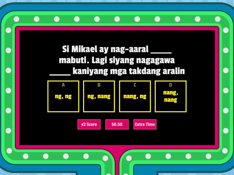 NG vs NANG - Gameshow quiz