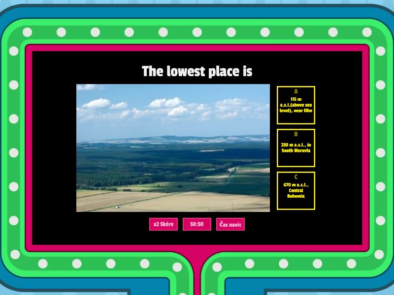 Czech republic - Gameshow quiz