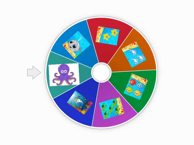 Ruleta animales del mar - Random wheel