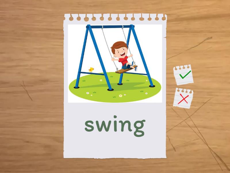 Let's play outside. (L1) - Flashcards