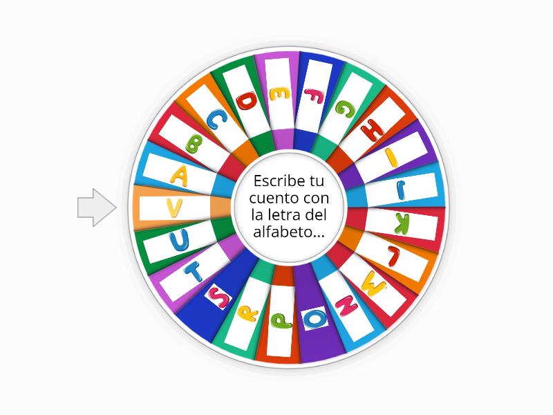 RULETA DEL ABECEDARIO - Rueda aleatoria