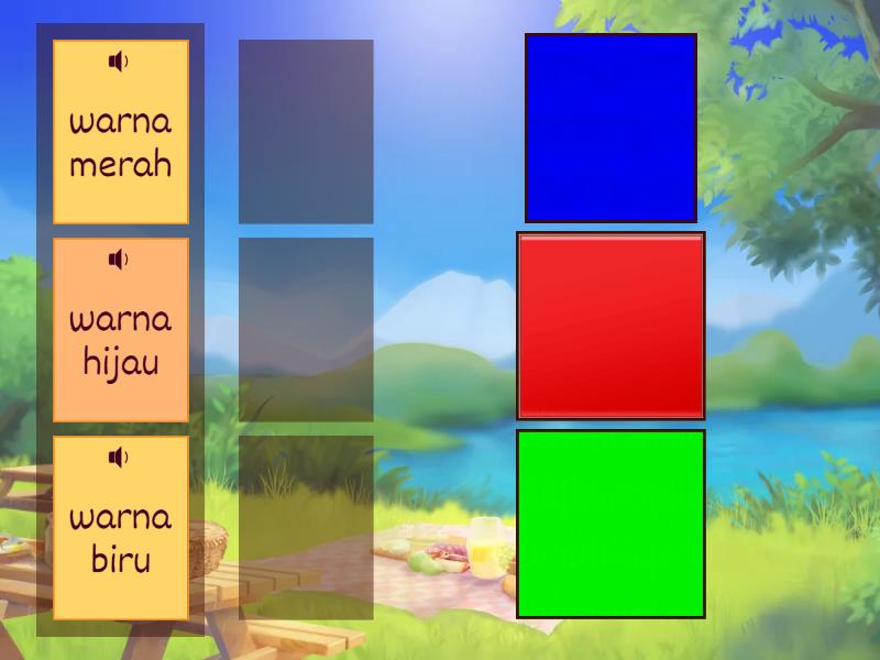 Mengenal Warna - Match up
