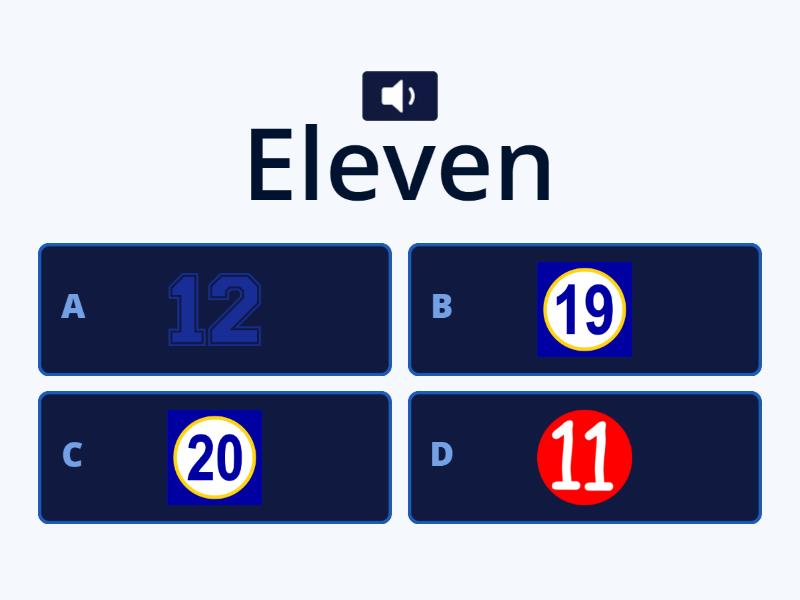 Roadmap A1 |2C| Numbers 11-20 (2) - Cuestionario