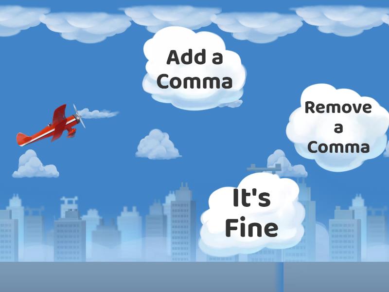 Commas in Compound Sentences - Airplane