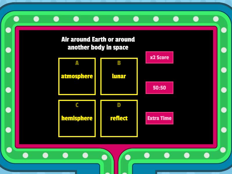 Strengthening Vocabulary - Why Does the Moon Turn Red? - Gameshow quiz