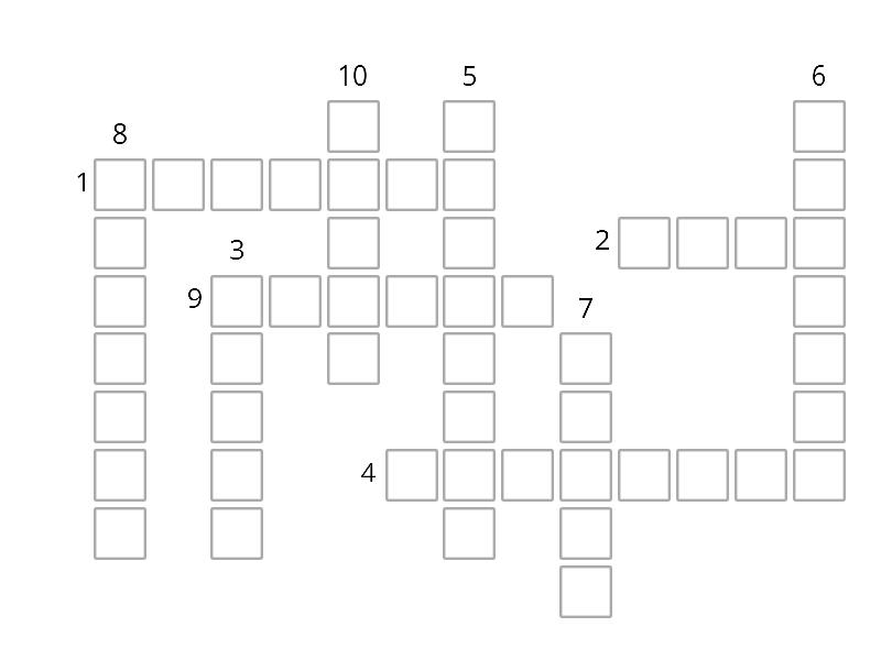 Les vetements et les accessoires - Crossword