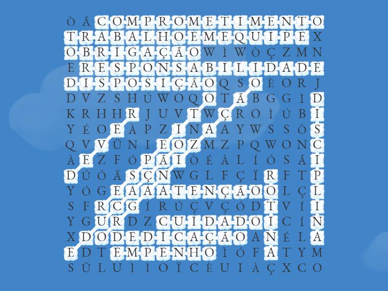 Cruzadinha da Responsabilidade ( SABRINA, DEBORA, REBECCA, CLARA ...