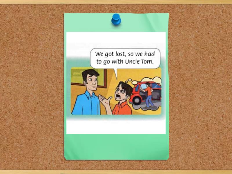 Unit 5 GRAMMAR (RULES): have to, had to - Flash cards