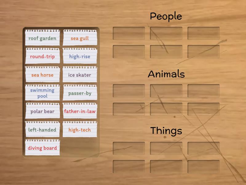 Common Features Sort (U6W3) - Group sort