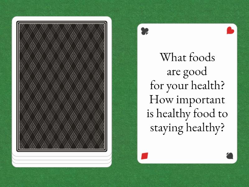 health - Speaking cards