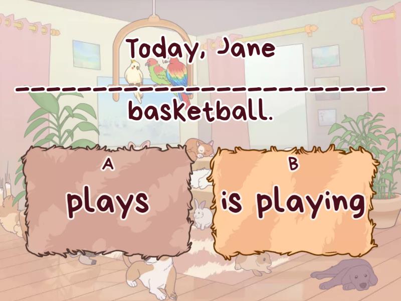 B6 Unit 3 present simple V/S present continuous - Cuestionario