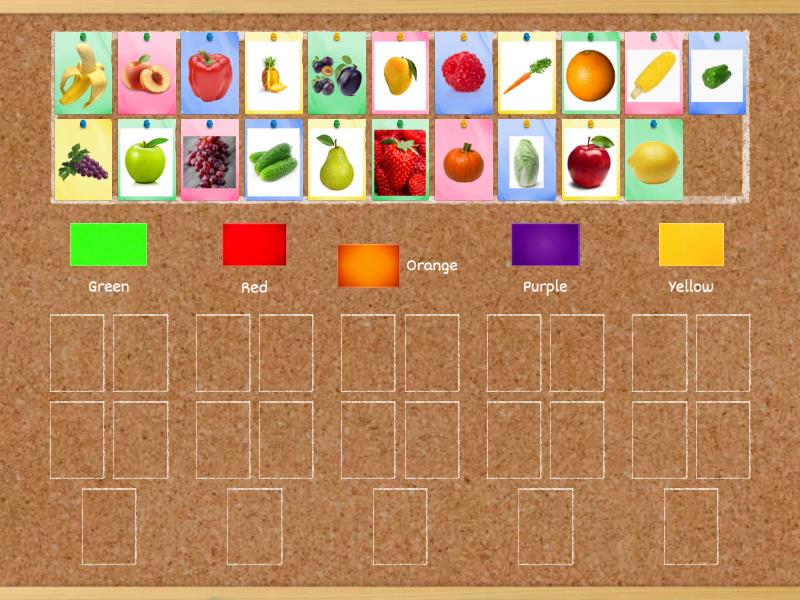 colours - Group sort