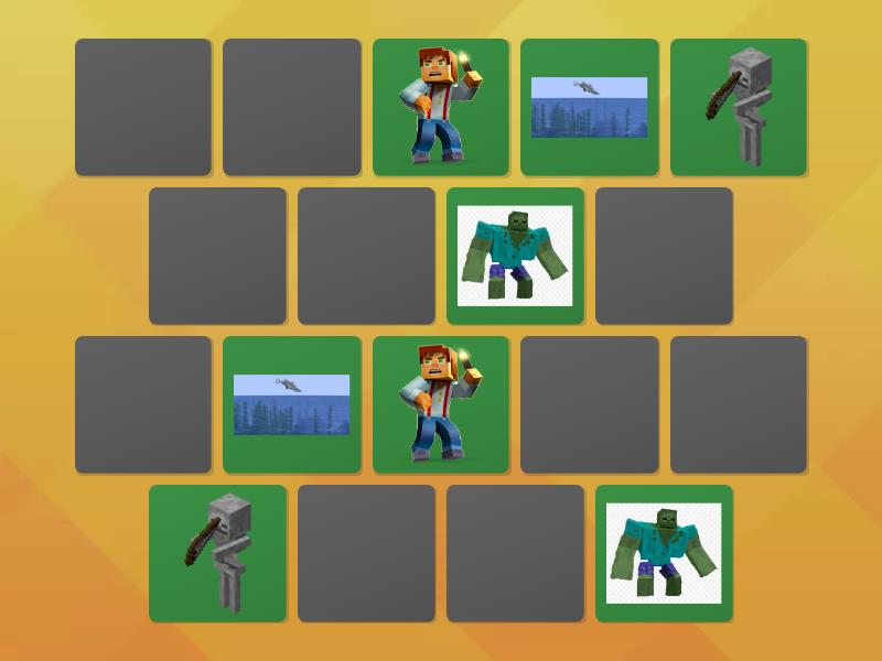 Minecraft Mob - Matching pairs