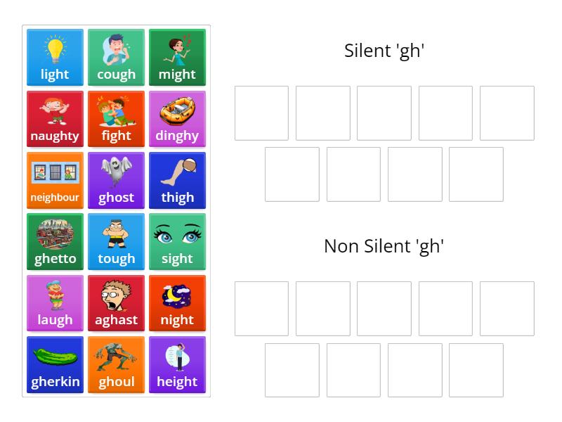 Silent 'gh' - Group sort