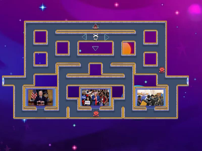Democracy, Voting, and Election 2024 - Maze chase