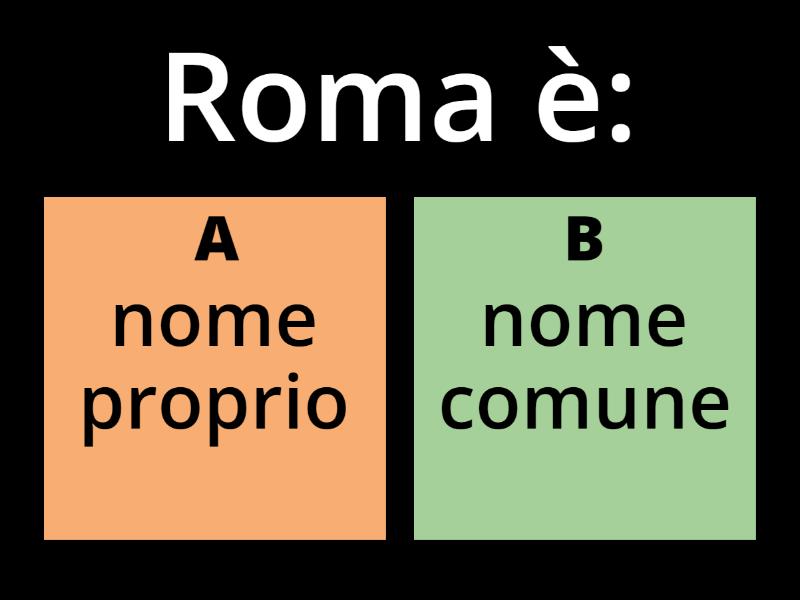 nome_analisi grammaticale - Quiz