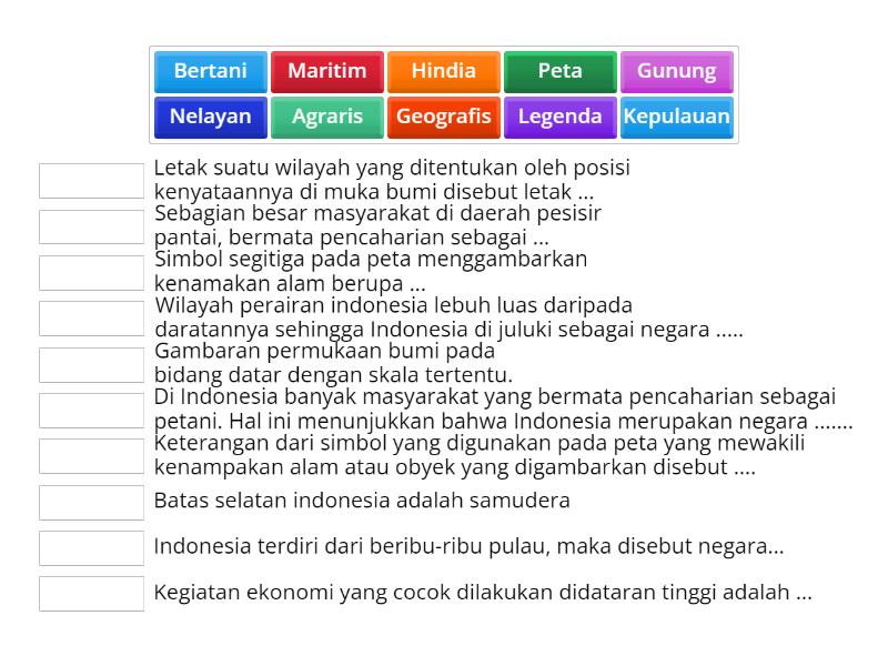 PERMAINAN MENCOCOKKAN IPAS KELAS 5 - Match up