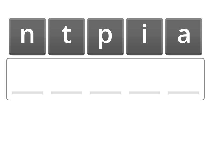 Third grade - Anagram