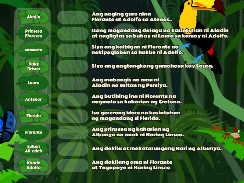 FLORANTE at LAURA - Match up