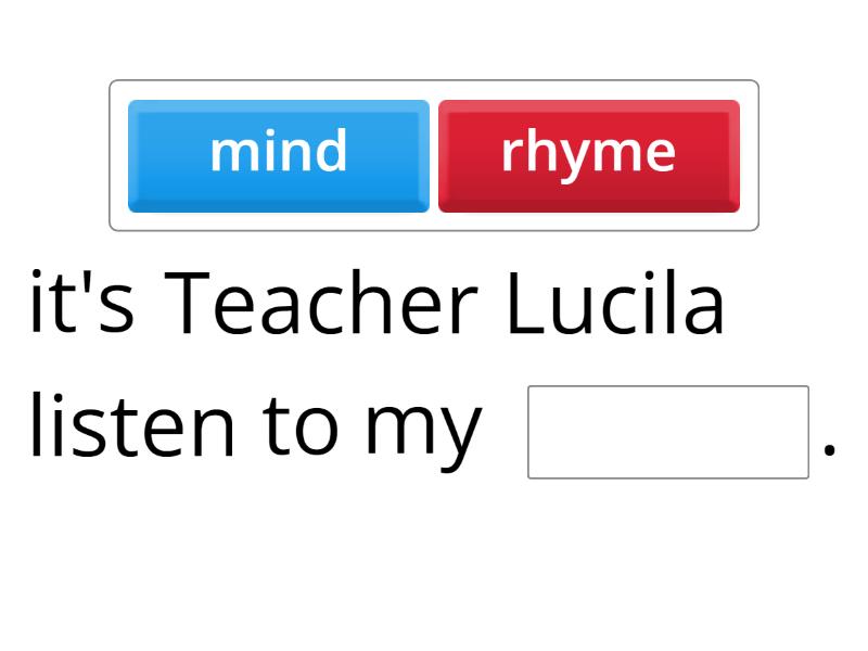 RAP BATTLE | Introducing ourselves - Complete the sentence