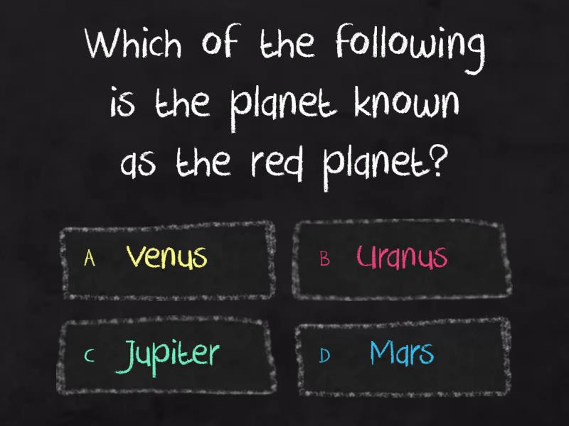 Solar System 6th grade - Quiz