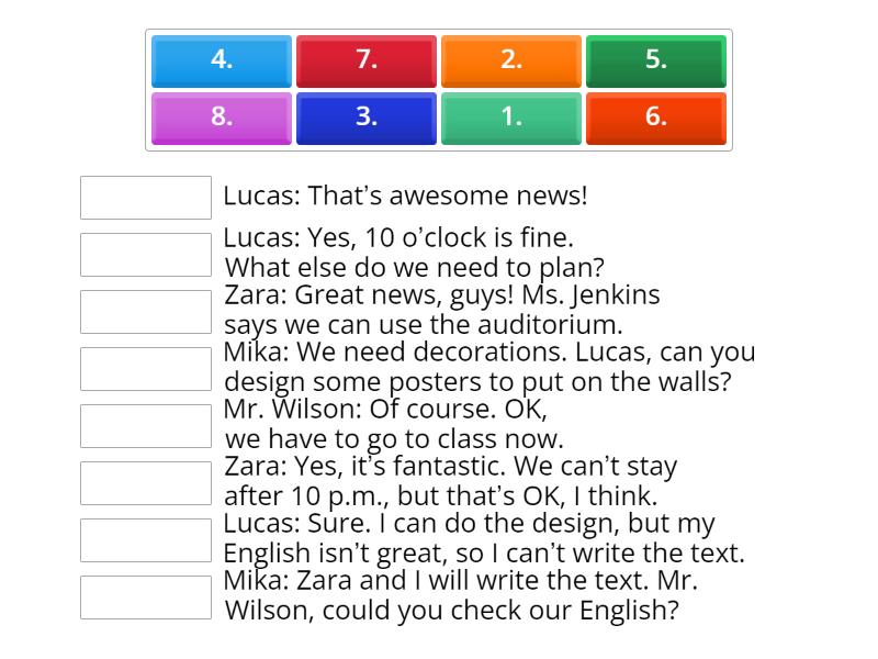 Conversation - Match up