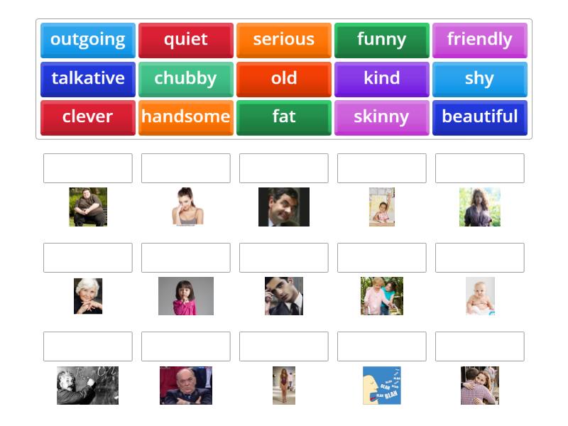 Appearance & Personality - Characteristics ! - Match up