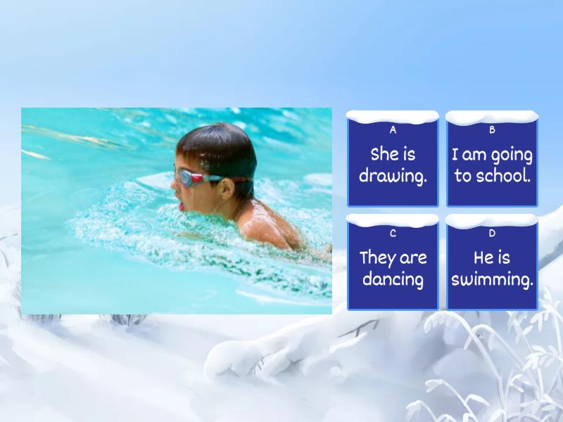 Present Continuous positive () - Quiz