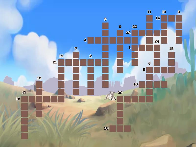 Irregular verbs ex. 3, 30 verbs - Crossword