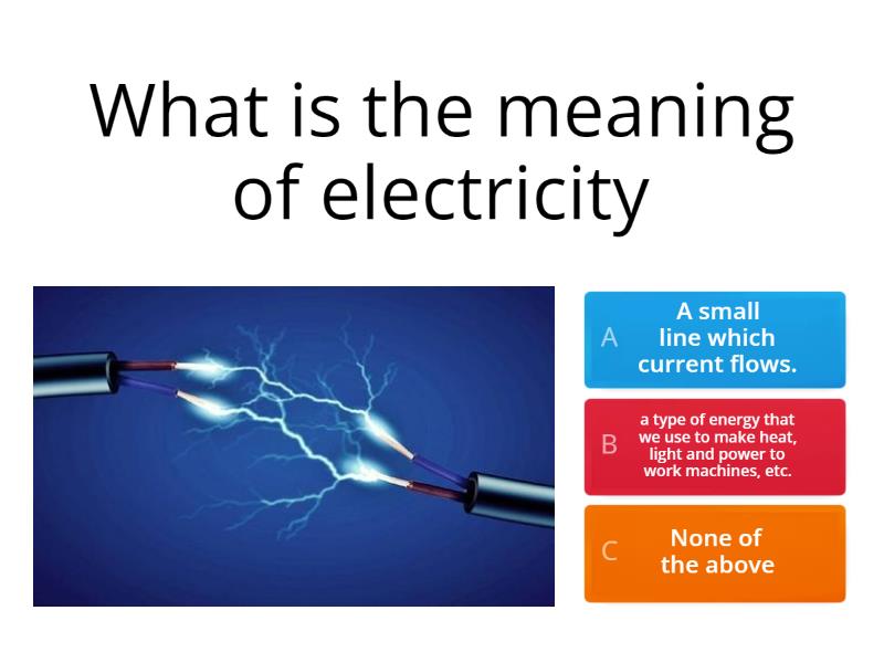 electricity - Quiz