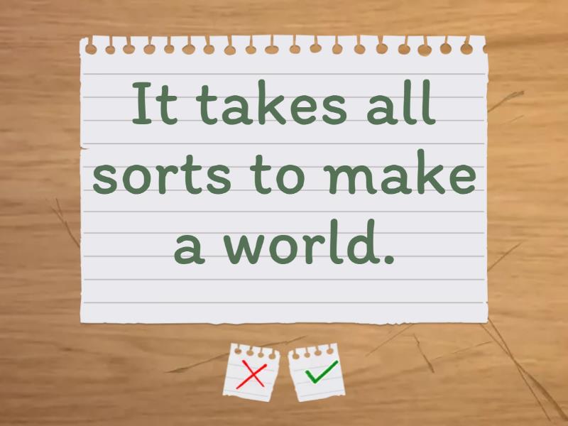 common sayings_tr - Flash cards