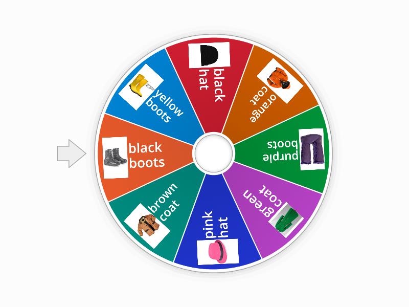 spinning wheel clothes - Spin the wheel