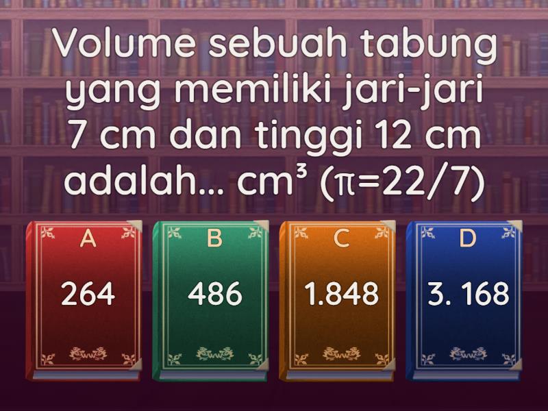 KUIS MTK TABUNG - Quiz