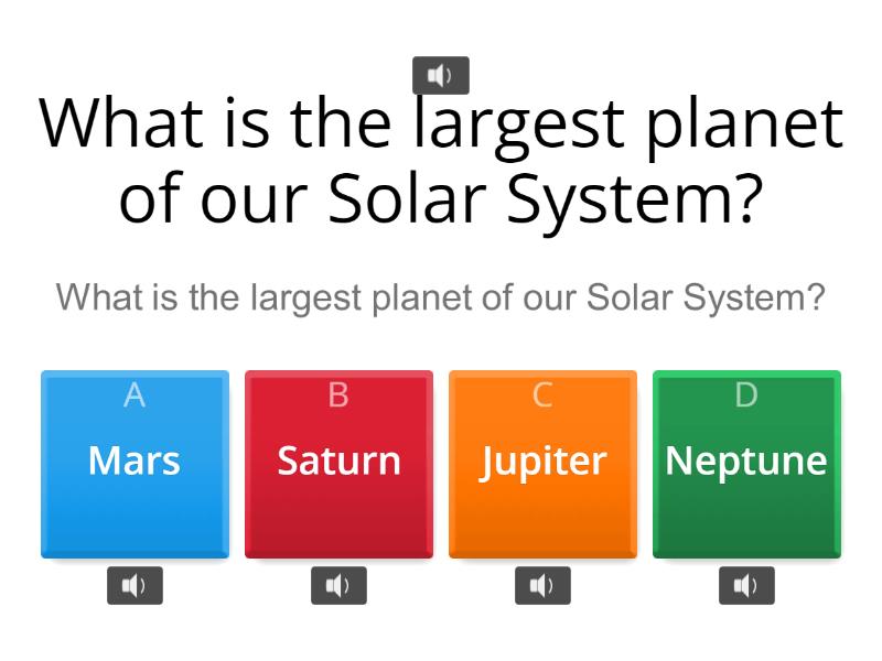 On Solar System Dr Binocs Quiz