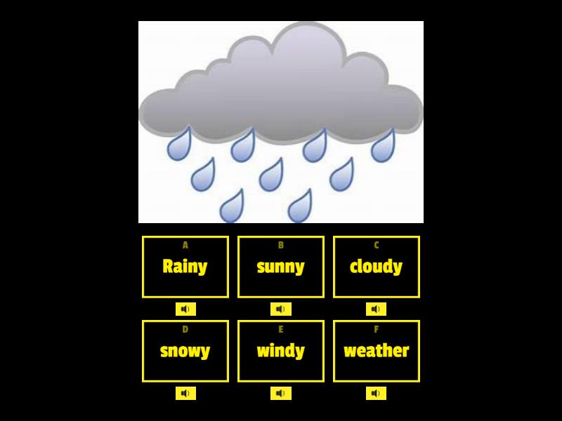 vocabulary 1st grade weather - Quiz