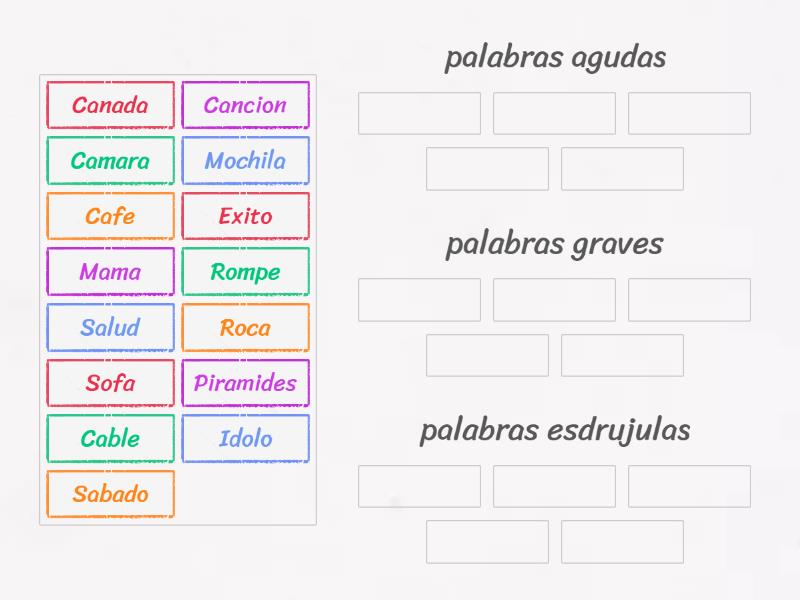 Palabras - Group sort