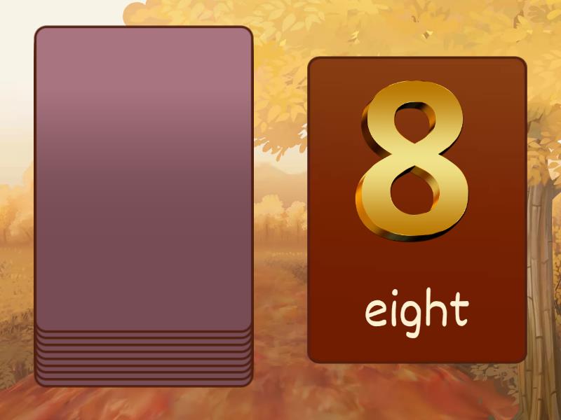 Numbers 1-10 - Cartas al azar