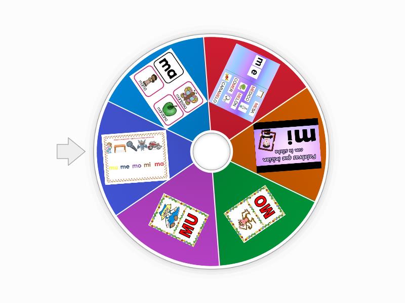 Descubre silabas - Rueda aleatoria